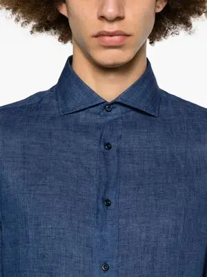 Brunello Cucinelli Buttoned-up Linen Shirt