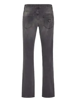 Philipp Plein Supreme Iconic Straight-leg Jeans - Grey