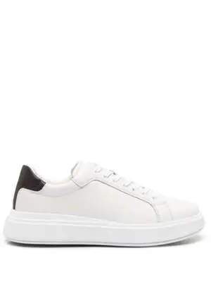 Calvin Klein Iridescent Panel Leather Sneakers