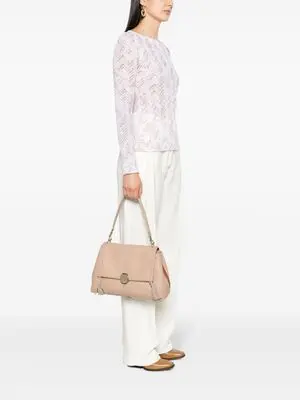 Chloé Medium Penelope Leather Shoulder Bag - Neutrals