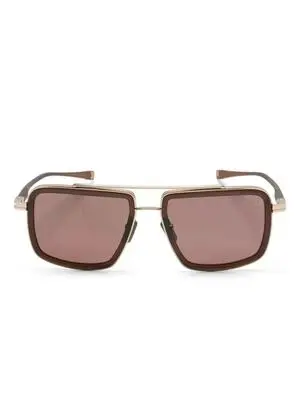 Dita Dls-422 Pilot-frame Sunglasses - Brown