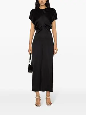 TOTEME Slouch Waist Dress - Black