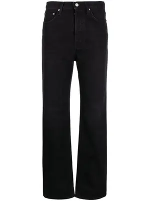 TOTEME Classic Straight-leg Jeans - Black