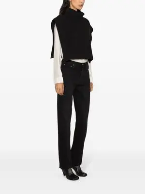 TOTEME Classic Straight-leg Jeans - Black