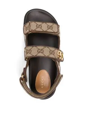 Gucci Gg Supreme Canvas Sandals