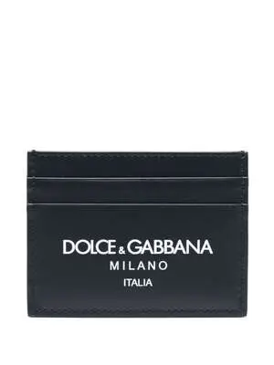 Dolce & Gabbana Logo-print Cardholder - Blue