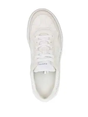 Gucci Gg Supreme Leather Sneakers - White