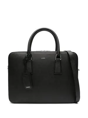 Sandro Logo-print Briefcase - Black