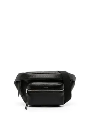 Sandro Logo-stamp Belt Bag - Black