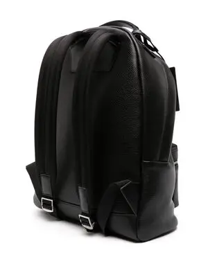 Sandro Coated Canvas Backpack - Black