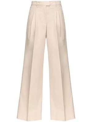 Pinko High-waisted Wide Leg Trousers