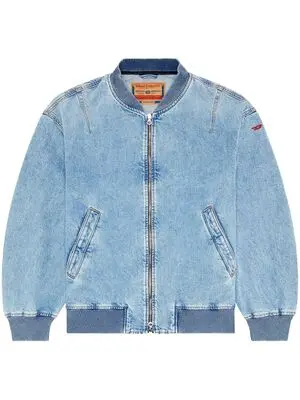 DIESEL® D-vinz Denim Bomber Jacket