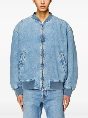 DIESEL® D-vinz Denim Bomber Jacket