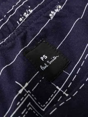 Paul Smith Graphic-print Cotton Shorts