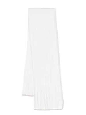 Brunello Cucinelli Ribbed Cashmere Scarf