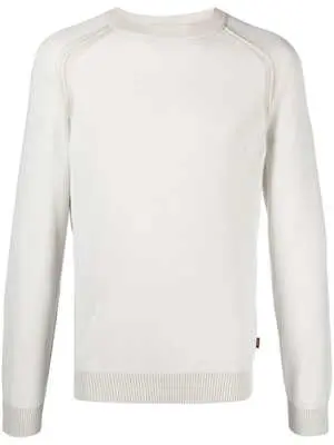 BOSS Crew-neck Cotton Blend Jumper