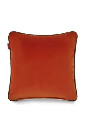 Etro Pegaso-embroidered Paisley-jacquard Cushion - Orange