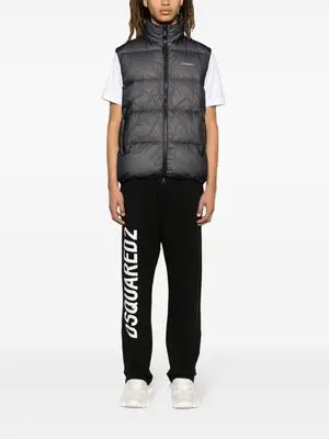 Dsquared2 Logo-embossed Ripstop Puffer Vest