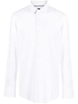 BOSS Pointed-collar Long-sleeve Shirt