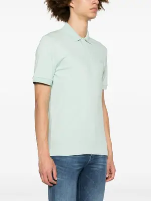 BOSS Logo-emed Piqué Polo Shirt - Green