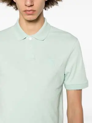 BOSS Logo-emed Piqué Polo Shirt - Green