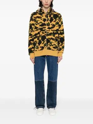 A BATHING APE 1st Camo Shark Zip-up Hoodie