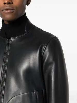 Emporio Armani Reversible Leather Jacket