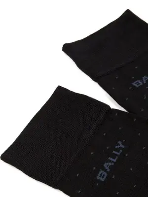 Bally Dot-intarsia Ankle Socks