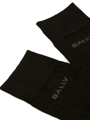 Bally Logo-intarsia Ankle Socks
