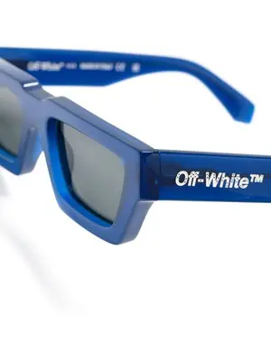 Off-White Manchester Square-frame Sunglasses - Blue