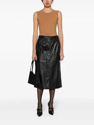 MAISON MARGIELA Round-neck Bodysuit - Brown