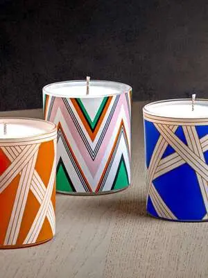 Missoni Nastri Scented Candle - Orange