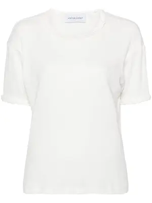 Viktor & Rolf Straight Hem T-shirts For Women