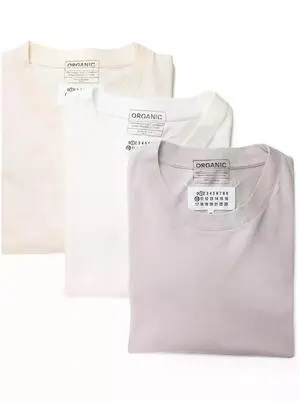 MAISON MARGIELA Cotton T-shirt Set - Grey