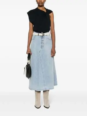 Isabel Marant Étoile Nayda Asymmetric T-shirt - Black