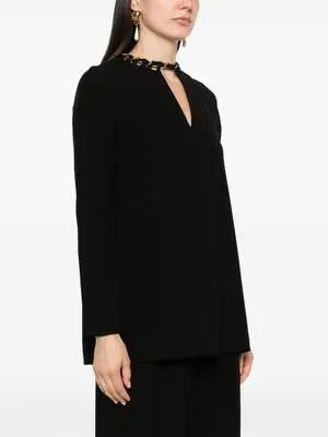Zimmermann Chain-detailed Long Sleeve Blouse