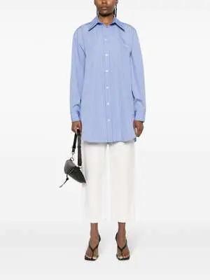 Isabel Marant Étoile Cylvany Logo-embroidered Shirt - Blue