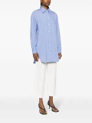 Isabel Marant Étoile Cylvany Logo-embroidered Shirt - Blue