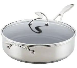 CIRCULON 5-quart Stainless Steel Saute Pan - Silver