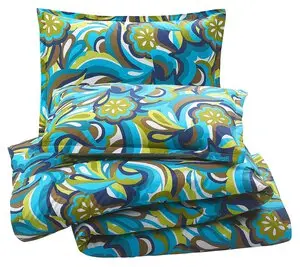 Trina Turk Fall Floral 3-piece Full/queen Comforter Set