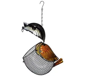 EVERGREEN Mesh Hanging Chickadee Bird Feeder