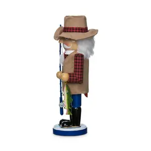 KURT.S.ADLER Fisherman Nutcracker