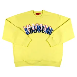 Supreme Stacked Crewneck - Yellow