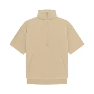 Fear Of God Half Zip 3/4 Sleeve Shirt