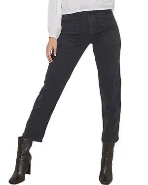 Bella Dahl James Patch Pocket Trouser - Black