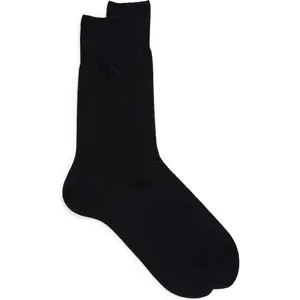 Falke Falke No. 4 Silk Blend Socks Dark Navy