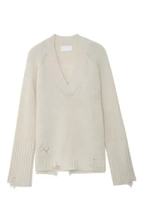 Zadig&Voltaire Valma Amour Pointelle Merino Wool Sweater