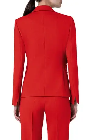 Akris Cool Wool Stretch Crepe Blazer