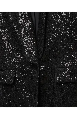 Mango Sequin Blazer