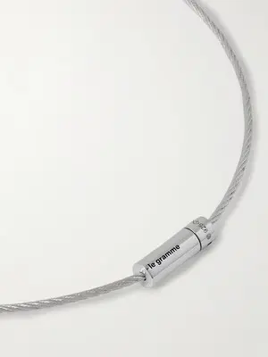 Le Gramme 9g Double Turn Polished Recycled-sterling Cable Bracelet